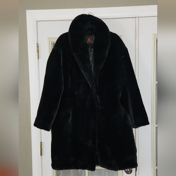 Adrienne Landau | Jackets & Coats | Adrienne Landau Faux Fur Coat ...